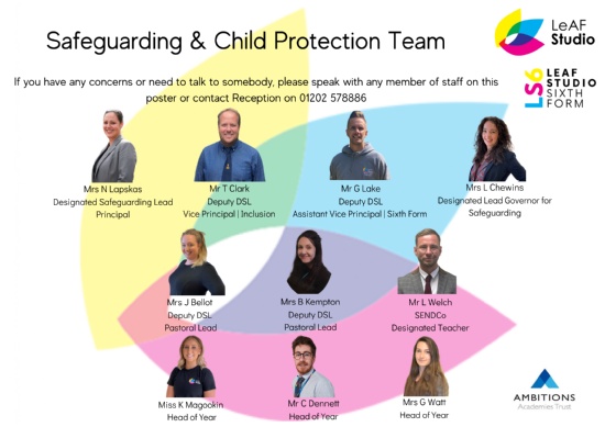 LEAF Studio School & Sixth Form - Safeguarding at LEAF Studio